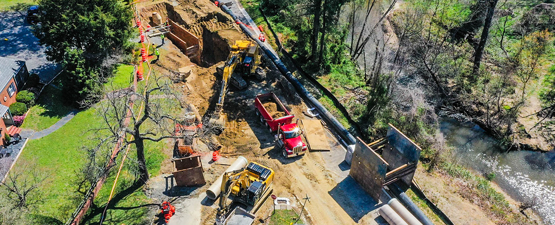 Upham Brook Trunk Sewer - Garney Construction